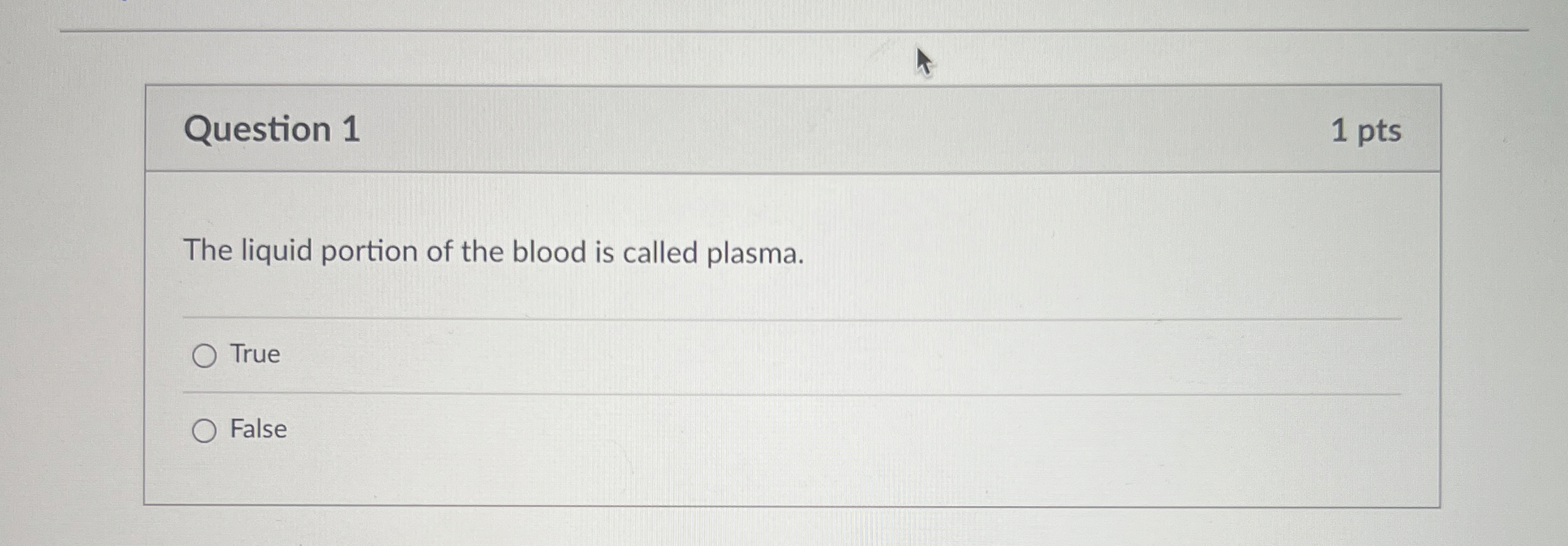 Solved Question 11 ﻿ptsThe liquid portion of the blood is | Chegg.com