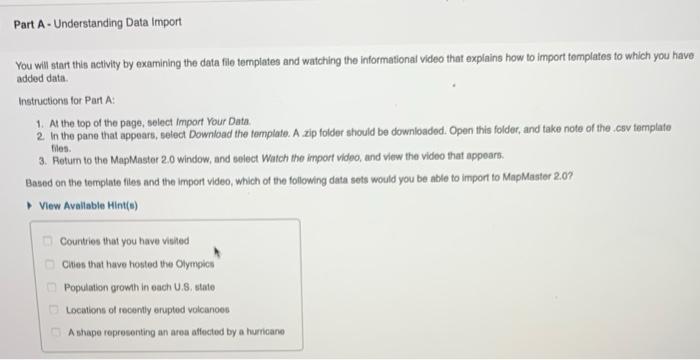 You will start this activity by examining the data | Chegg.com