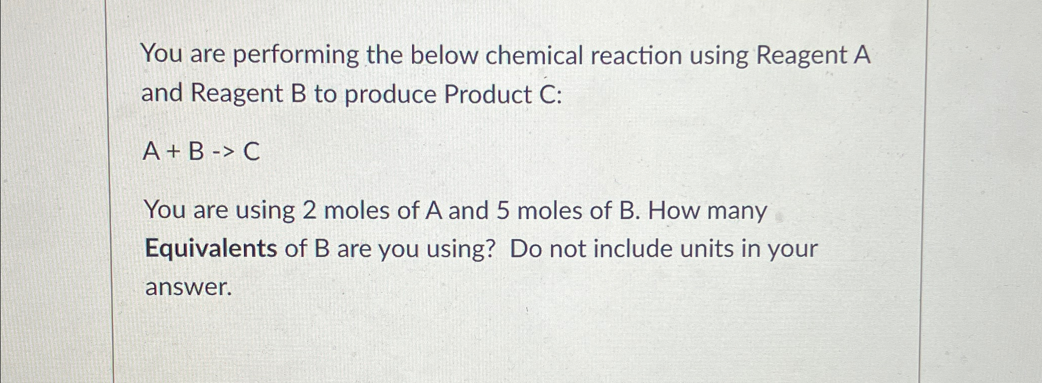 You are performing the below chemical reaction using | Chegg.com