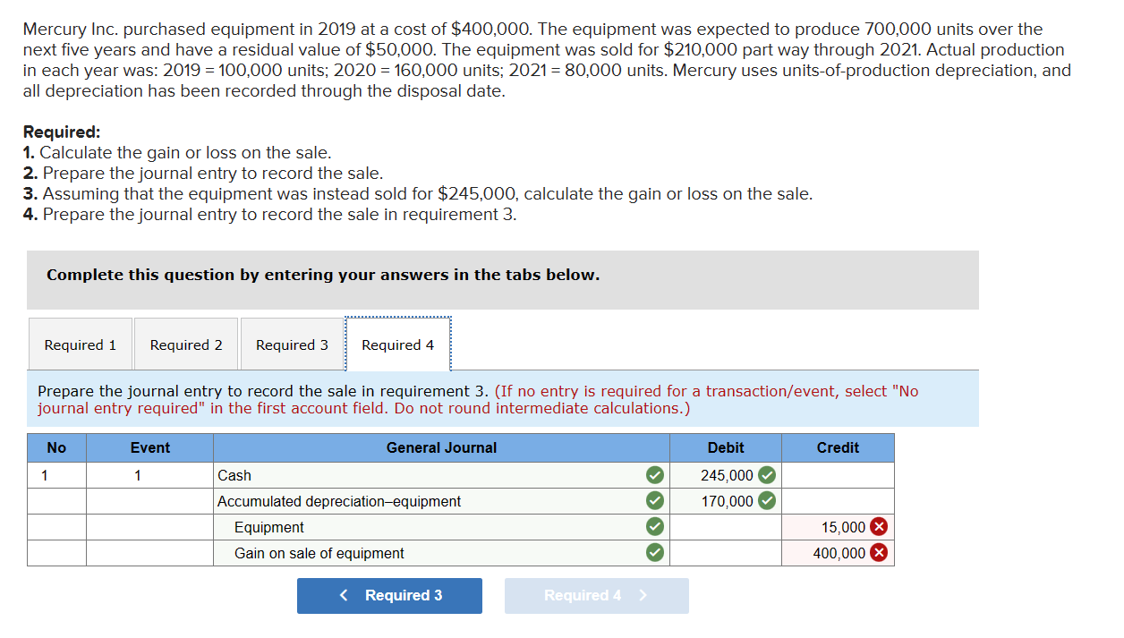 Solved Mercury Inc. purchased equipment in 2019 ﻿at a cost | Chegg.com