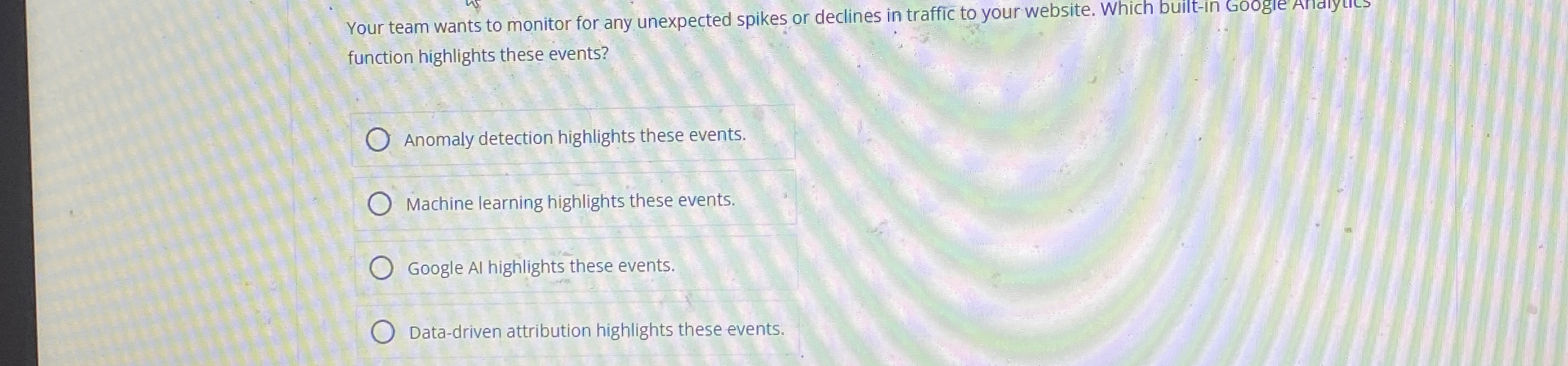 Solved Your team wants to monitor for any unexpected spikes | Chegg.com