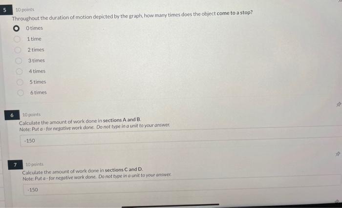 NOTE: THIS GRAPH IS FORCE VS DISTANCE, NOT FORCE VS | Chegg.com