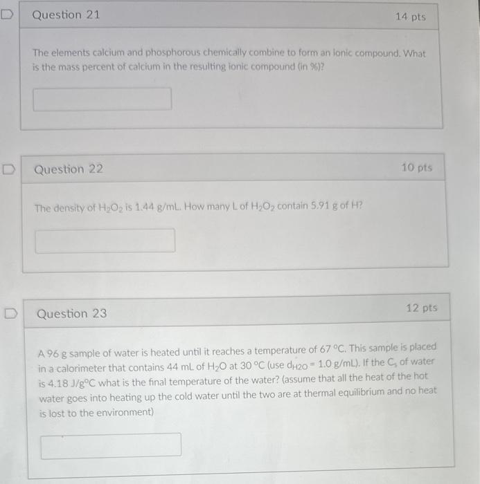 Solved The elements calcium and phosphorous chemically | Chegg.com