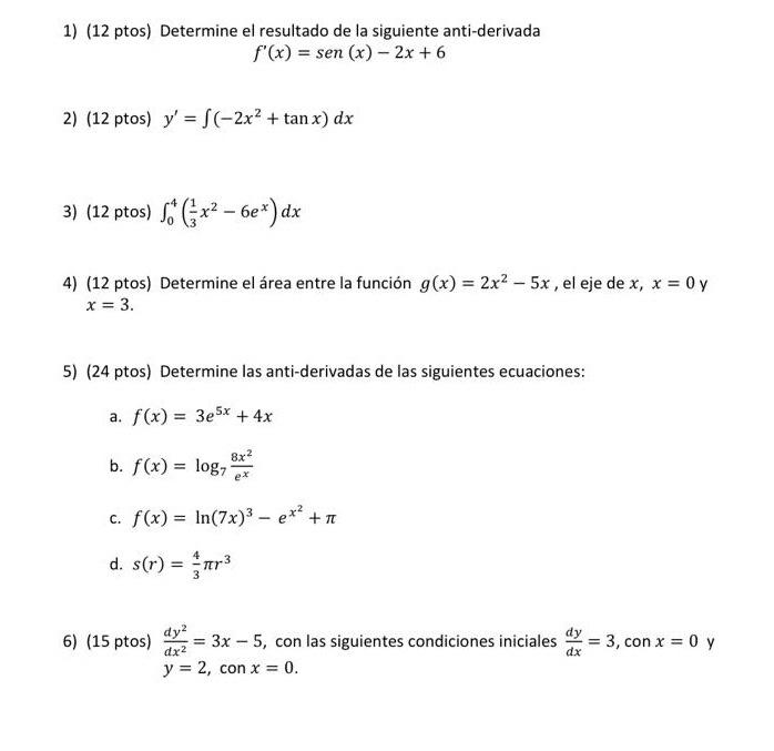 Solved 1) (12 ptos) Determine el resultado de la siguiente | Chegg.com Solved 1) (12 ptos) Determine el resultado de la siguiente | Chegg.com