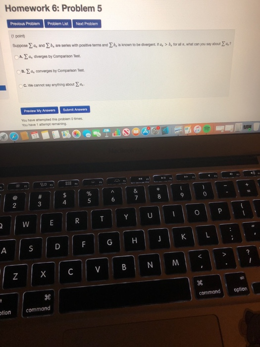 Solved Homework 6 Problem 5 Previous Problem Problem List