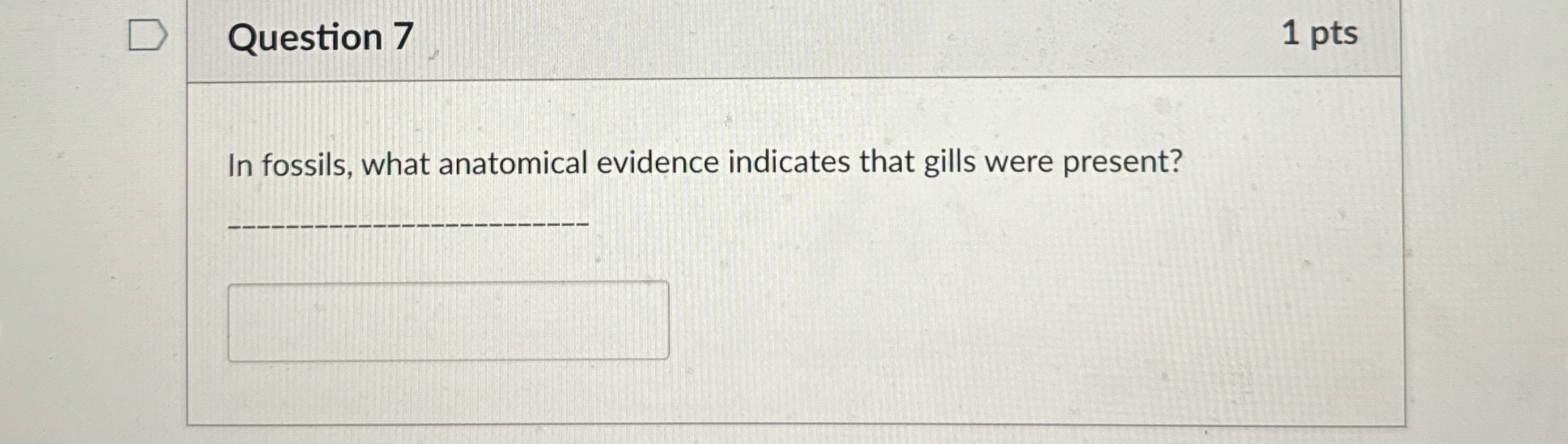 Solved Question 71 ﻿ptsIn fossils, what anatomical evidence | Chegg.com
