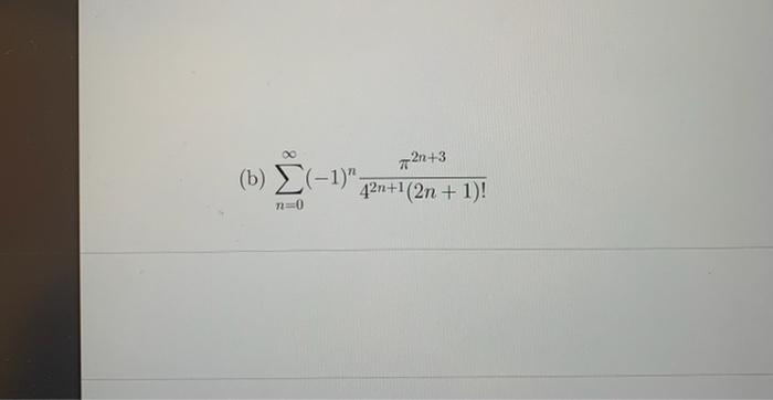 Solved Use known Taylor series expansions to find the exact | Chegg.com
