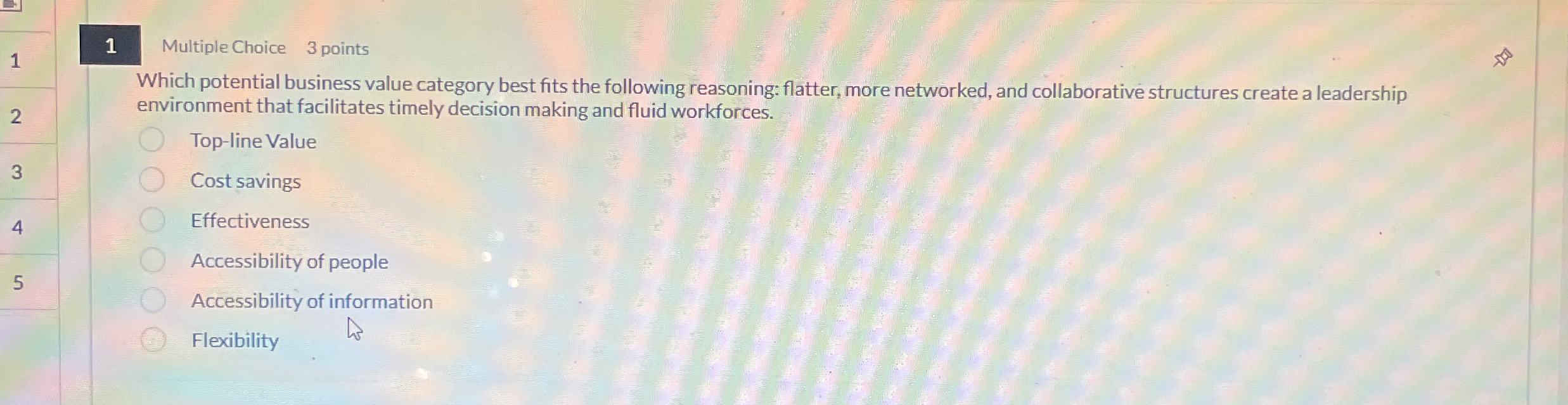 High Quality SOLUTION 1Multiple Choice3 ﻿pointsWhich potential business | Chegg.com