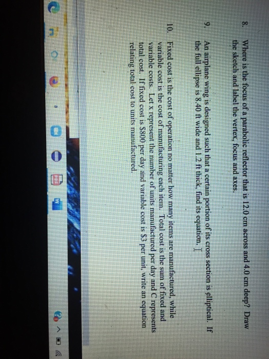 Solved Can I get assistance with these problems? I need 9 | Chegg.com