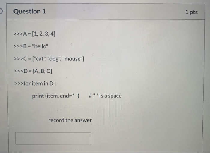 Solved Problem 1 Lists. A list is a data collection that | Chegg.com