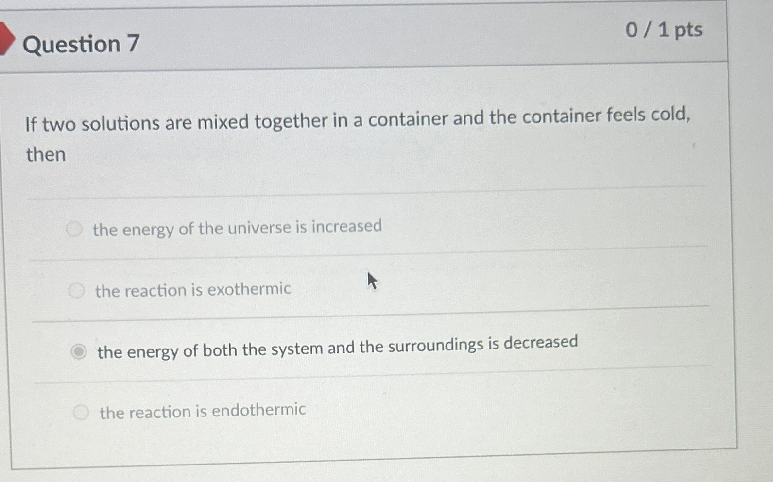 Solved Question 7If two solutions are mixed together in a | Chegg.com