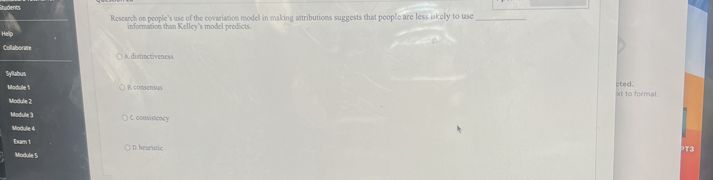 Solved Research on people's use of the covariation model in | Chegg.com