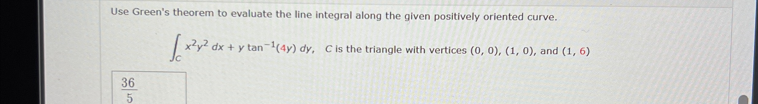 Solved Use Green's theorem to evaluate the line integral | Chegg.com