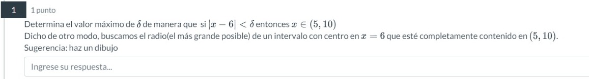 Solved 11 ﻿puntoDetermina el valor máximo de δ ﻿de manera | Chegg.com