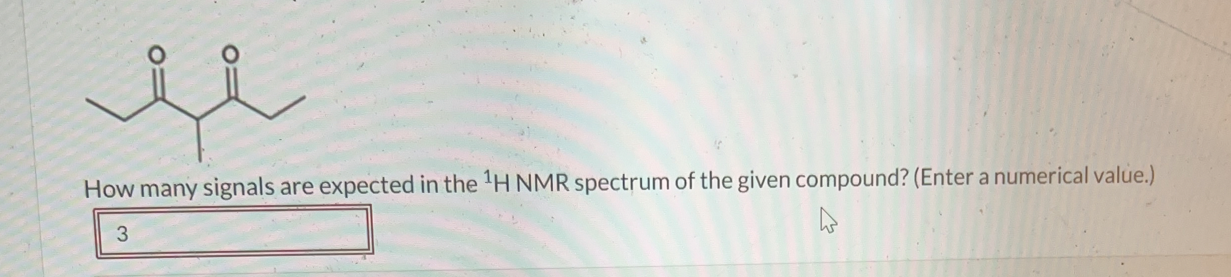 How many signals are expected in the ?1H ﻿NMR | Chegg.com