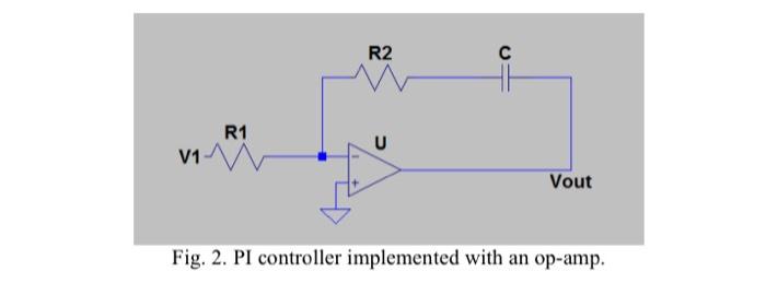 Solved In this lab, you will design a PI controller to | Chegg.com
