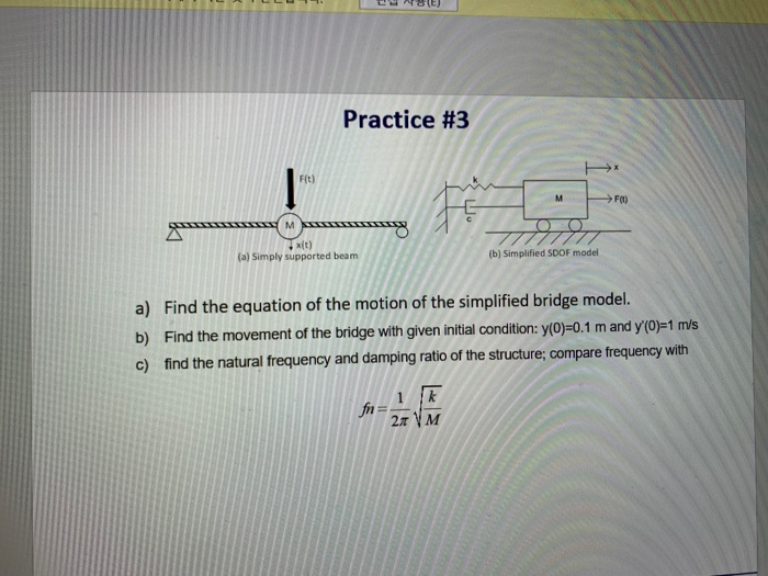 Solved Practice #3 3. The simply supported bridge that has | Chegg.com