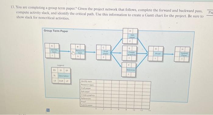 Solved 13. You are completing a group term paper." Given the | Chegg.com