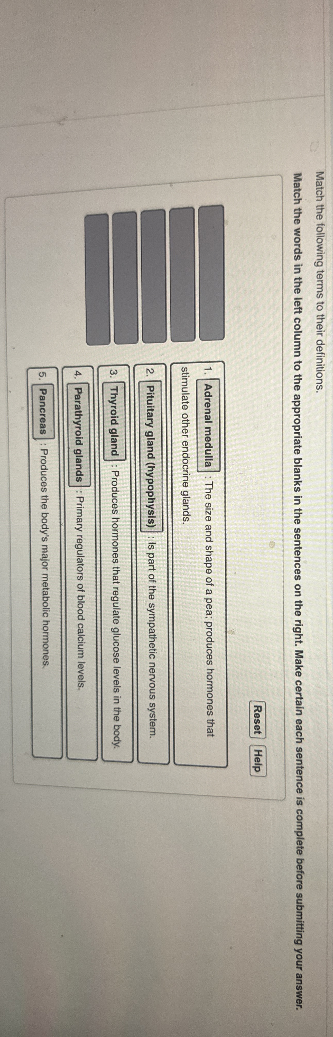 Solved Match the following terms to their definitions.Match | Chegg.com