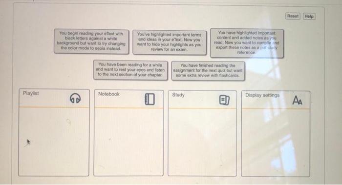 Playlist You begin reading your eText with black | Chegg.com