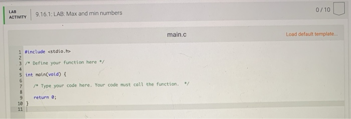 Solved: 9.16 LAB: Max And Min Numbers Write A Program Whos... | Chegg.com Solved: 9.16 LAB: Max And Min Numbers Write A Program Whos... | Chegg.com