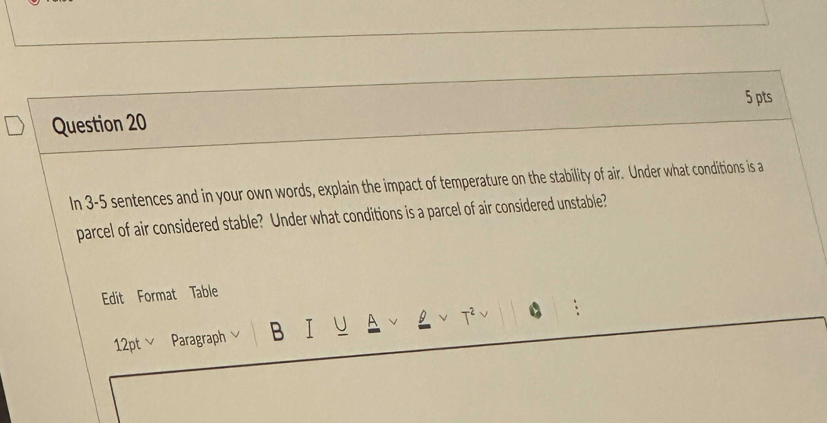 Solved Question 205 ﻿ptsIn 3-5 ﻿sentences and in your own | Chegg.com