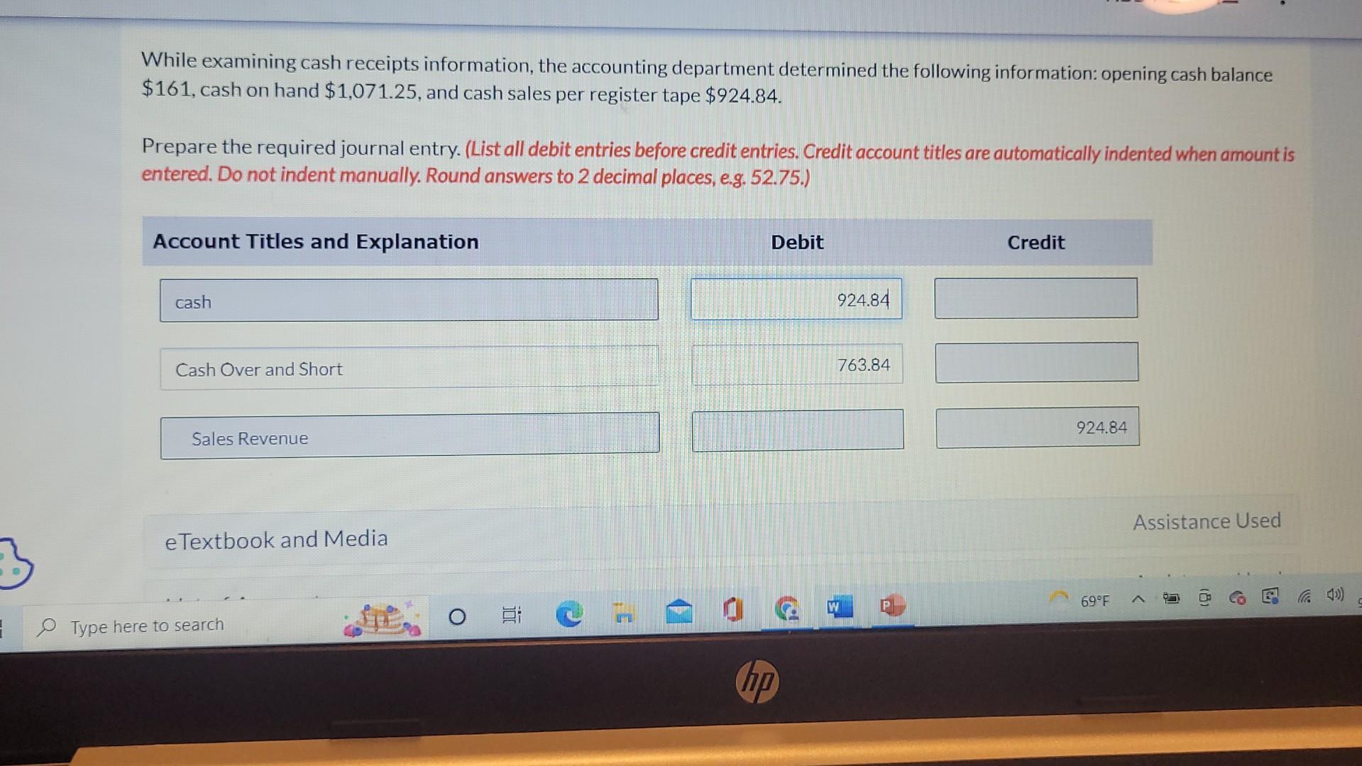 Solved While examining cash receipts information, the | Chegg.com