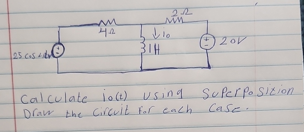 Solved solve the circuit blow | Chegg.com