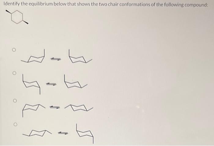 Solved Identify the equilibrium below that shows the two | Chegg.com