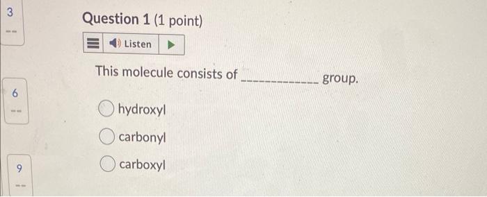Solved Molecule \#1 (Question 1 - 3) Molecule 1 Based on | Chegg.com