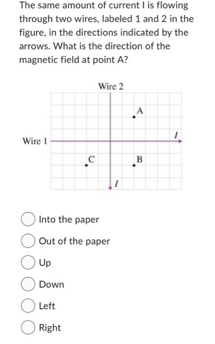 Solved The same amount of current I is flowing through two | Chegg.com