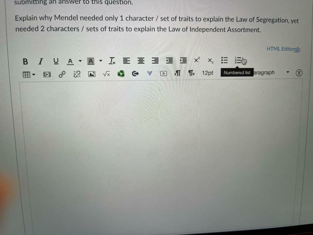 Solved submitting an answer to this question. Explain why | Chegg.com