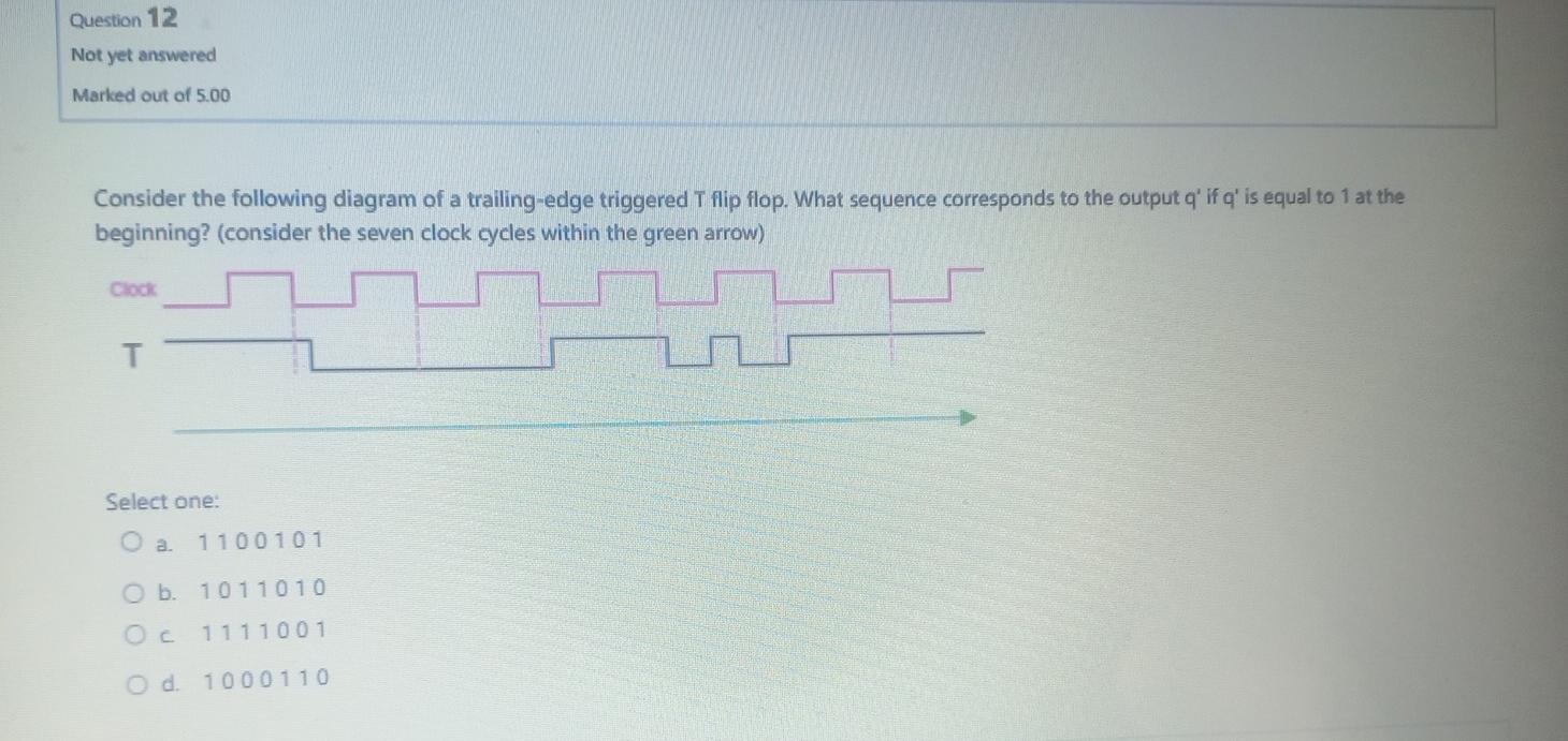 Solved Consider the following diagram of a trailing-edge | Chegg.com