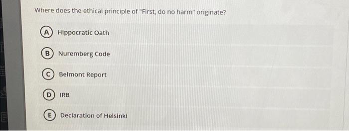 Solved What are the elements of informed consent from the | Chegg.com
