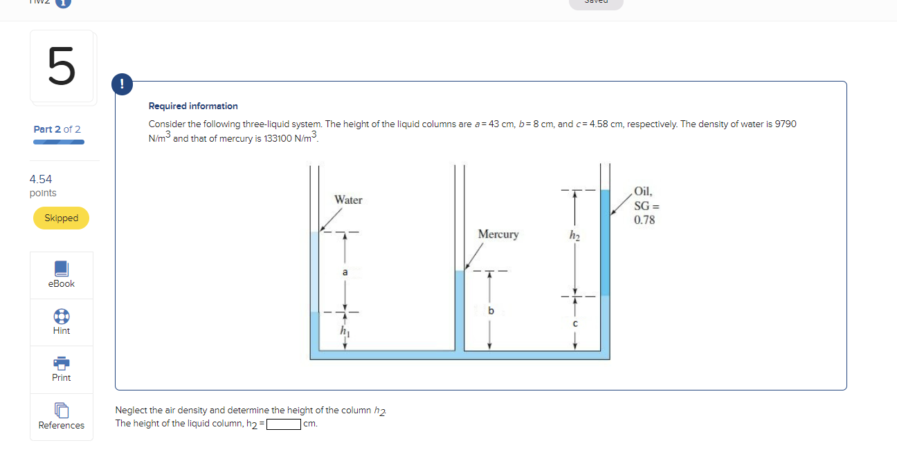 Solved !Required informationConsider the following | Chegg.com