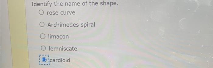 Solved Graph the polar equation. r=2−2sin(θ)Identify the | Chegg.com