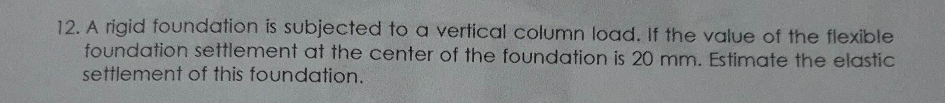 Solved IV. A 4-meter square- sectional load of 100 kPa is | Chegg.com