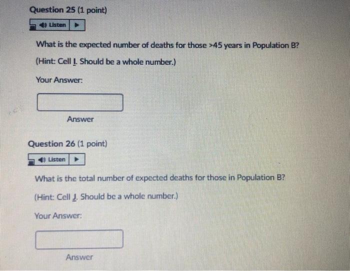 Solved Step 3: Calculate Expected # of Deaths Next, we need | Chegg.com