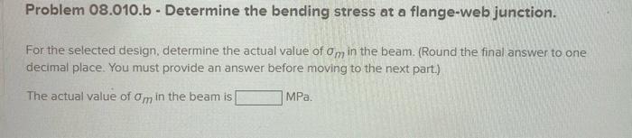 Solved Required information Problem 08.010 - Determine | Chegg.com