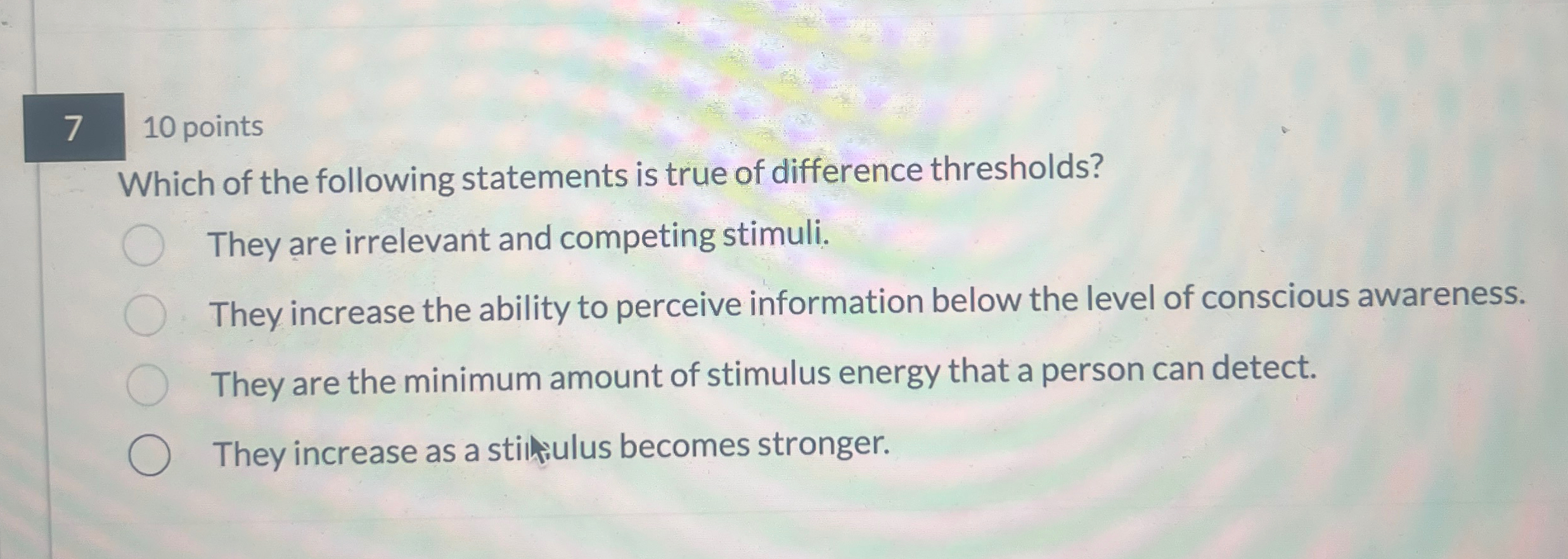 Solved 710 ﻿pointsWhich of the following statements is true | Chegg.com