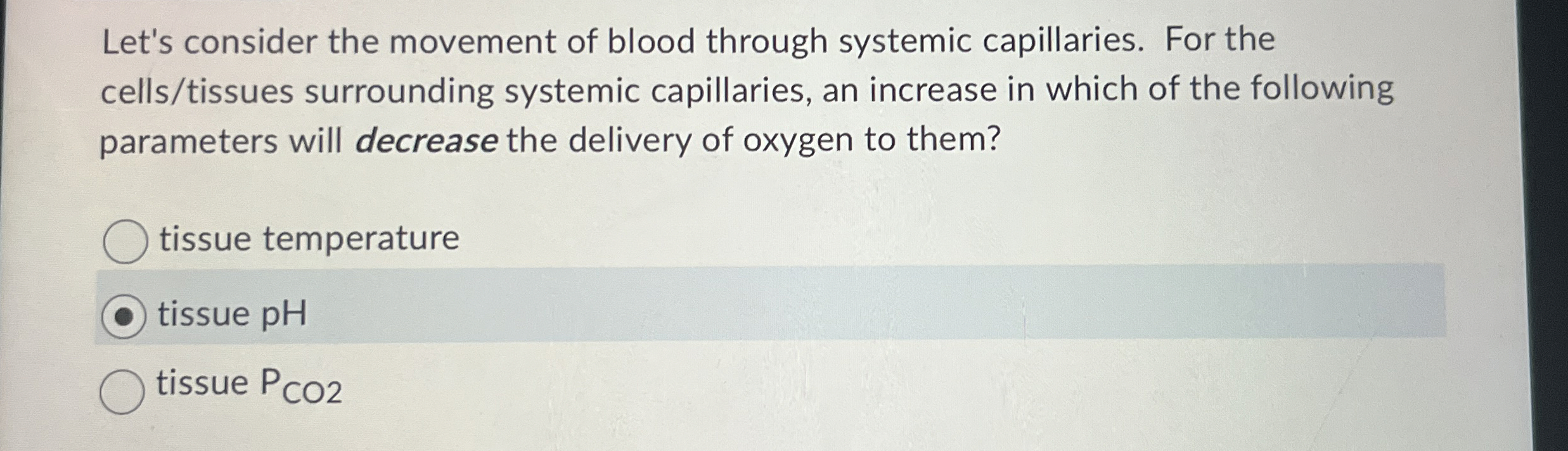 Solved Let's consider the movement of blood through systemic | Chegg.com