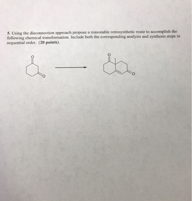 Solved 5. Using the disconnection approach propose a | Chegg.com
