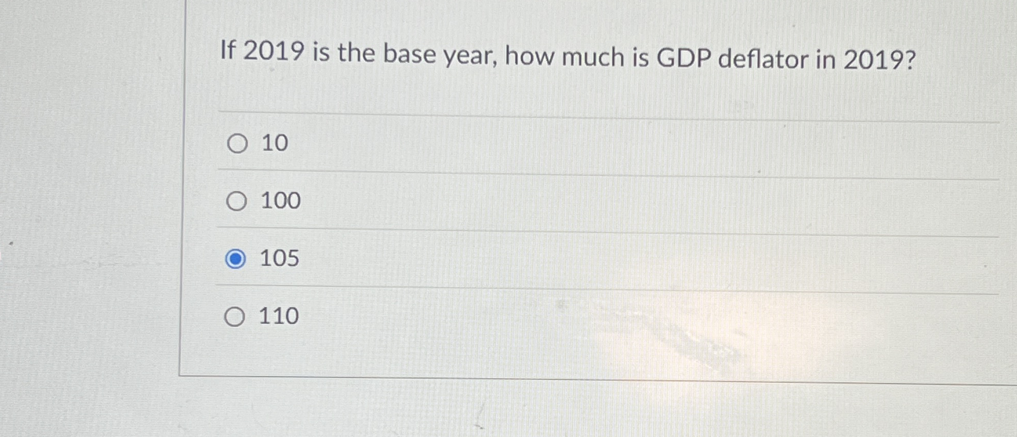 Solved If 2019 ﻿is the base year, how much is GDP deflator | Chegg.com