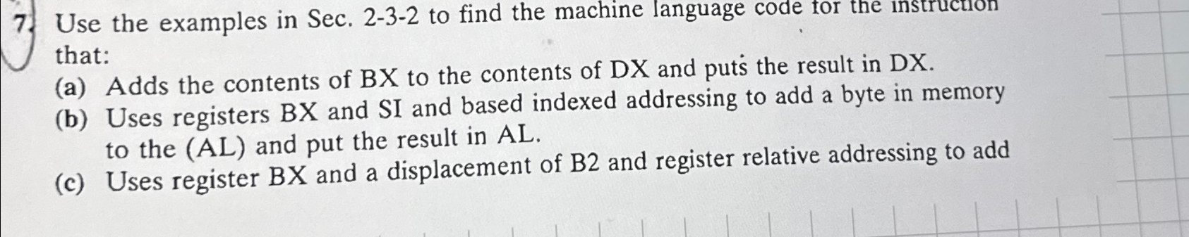 Solved Use the examples in Sec. 2-3-2 ﻿to find the machine | Chegg.com