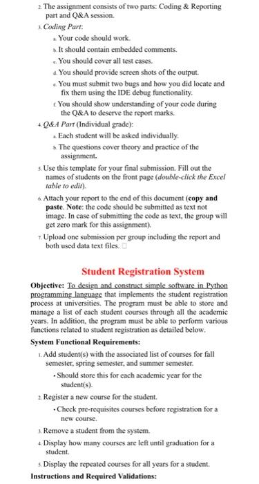 Solved 1. The program should have a file that contains a | Chegg.com