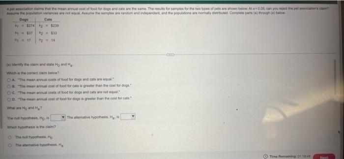 Solved (e) iderty the clumer and watm Hg and Ha Whish in the | Chegg.com