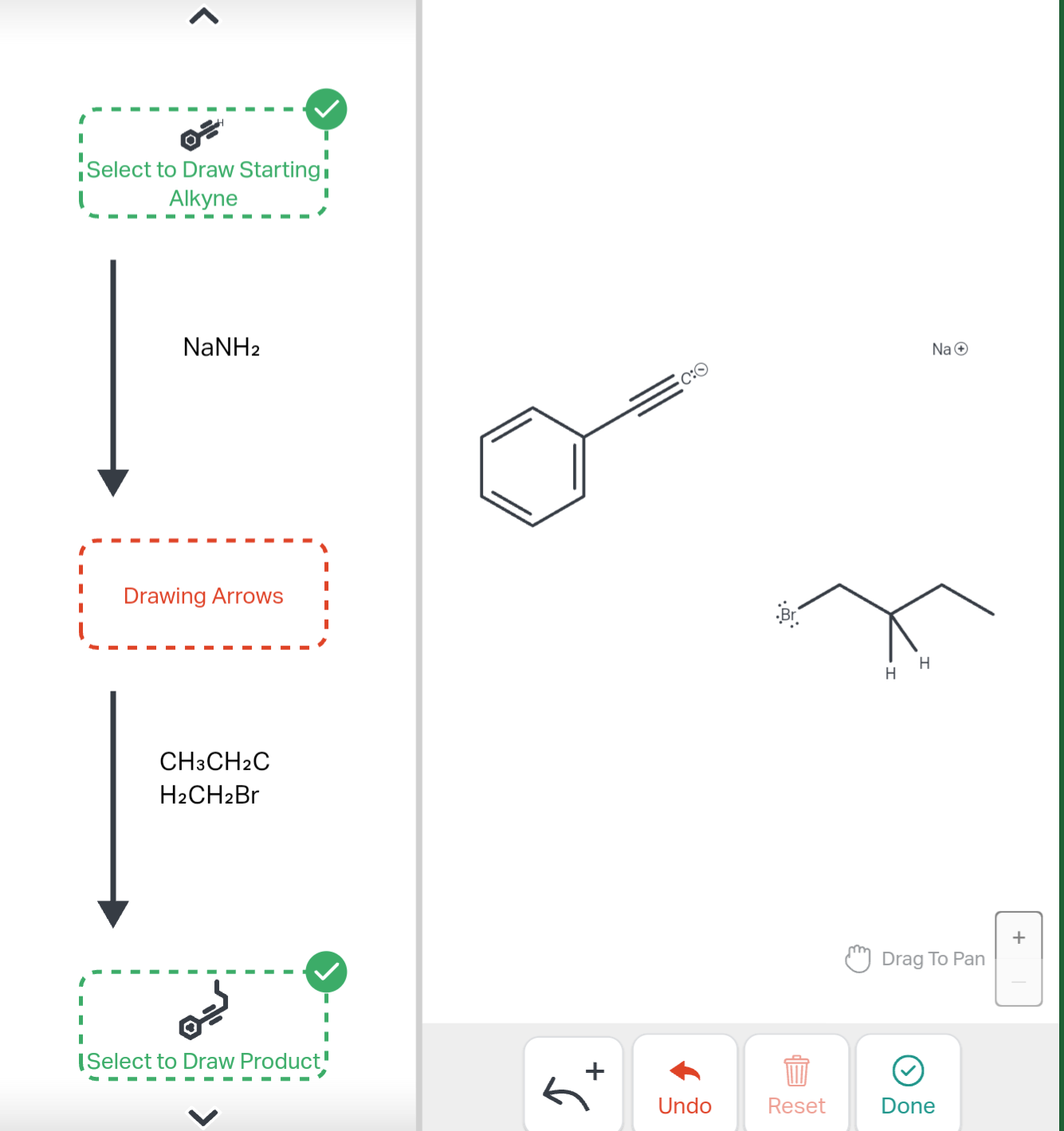 Solved Draw the starting reactant for this sequence. Using | Chegg.com