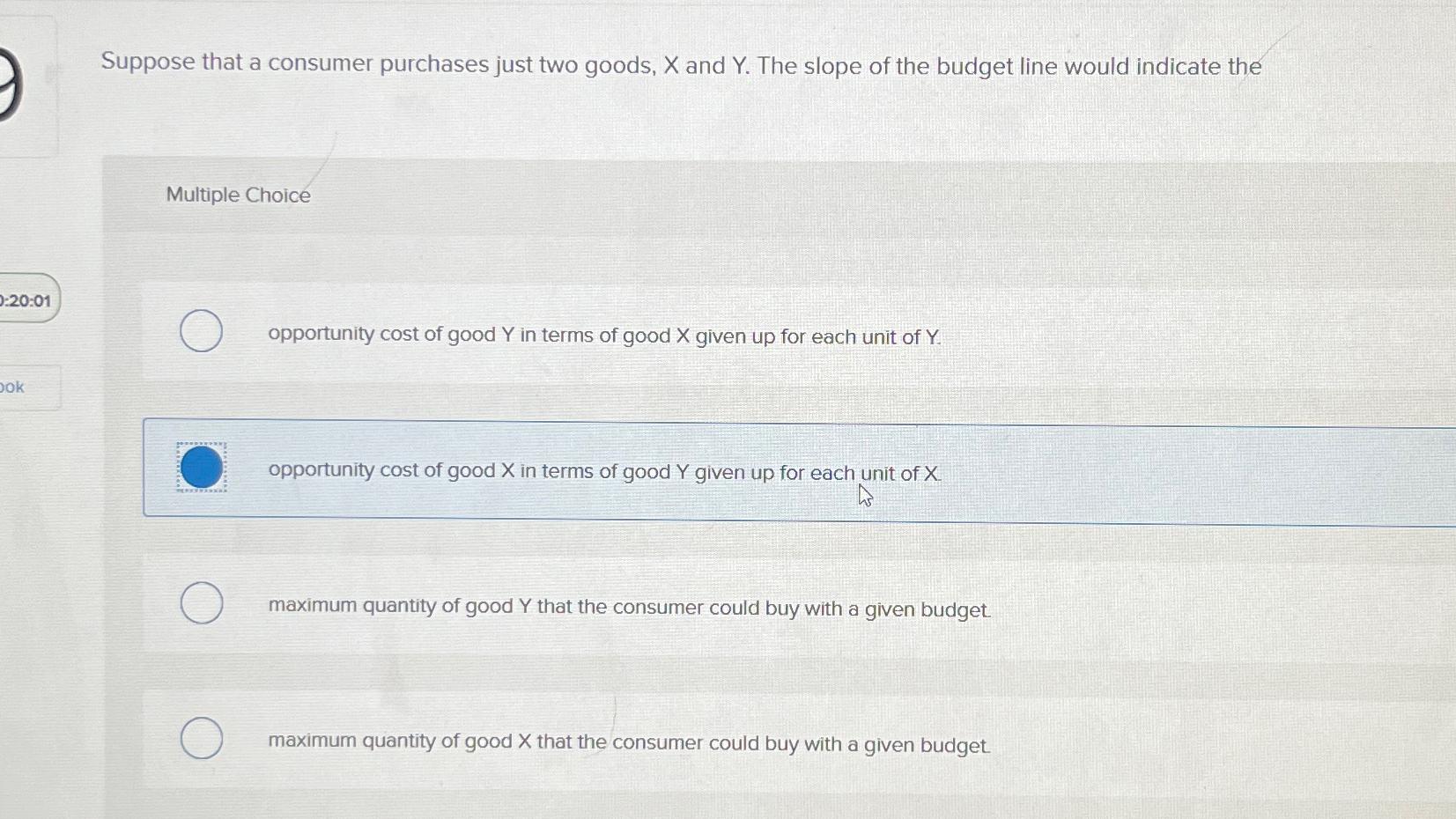 Solved Suppose that a consumer purchases just two goods, x | Chegg.com