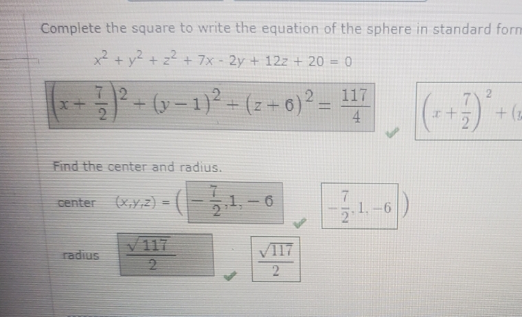 Solved Complete the square to write the equation of the | Chegg.com