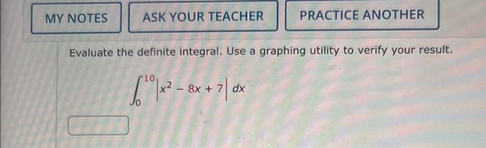 Solved Evaluate the definite integral. Use a graphing | Chegg.com